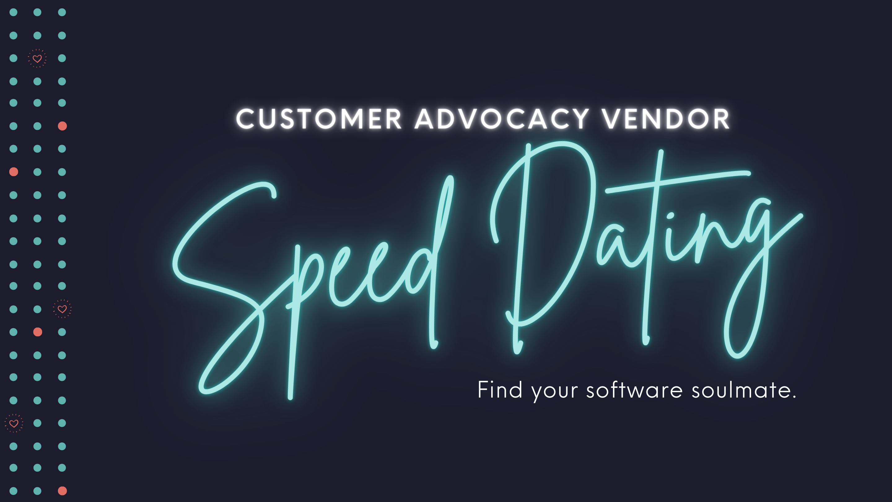 Sign up to get notified of next year's speed dating event